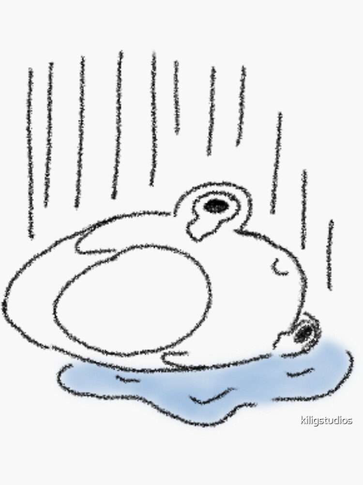 Pegatina «Meme De Rana Llorando» de kiligstudios | Redbubble