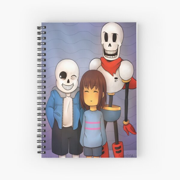 "Undertale FanArt" Spiral Notebook for Sale by VittorioDL99 | Redbubble
