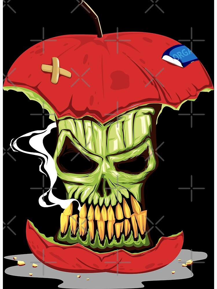 "bad apple" Poster for Sale by chapunkart | Redbubble