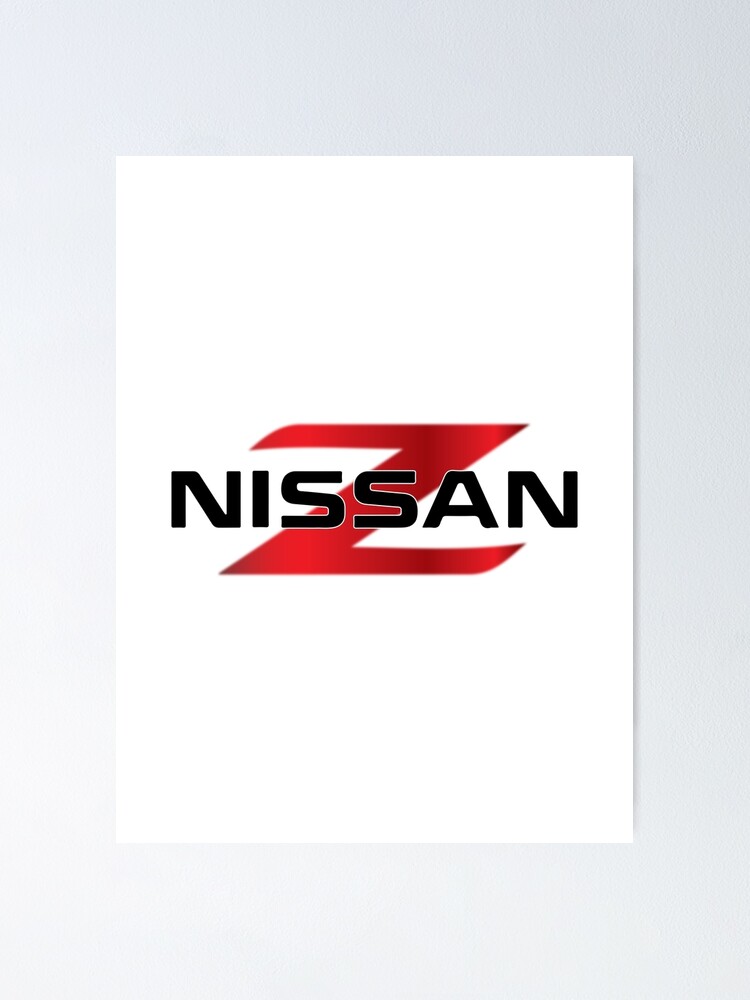 "Nissan Z Logo" Poster for Sale by MOON--STONE | Redbubble