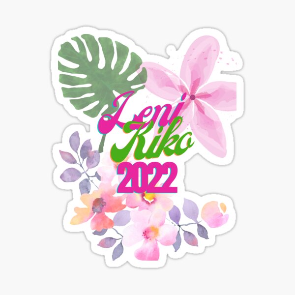 "Floral Leni Kiko 2022 - Leni Robredo Support" Sticker for Sale by ...