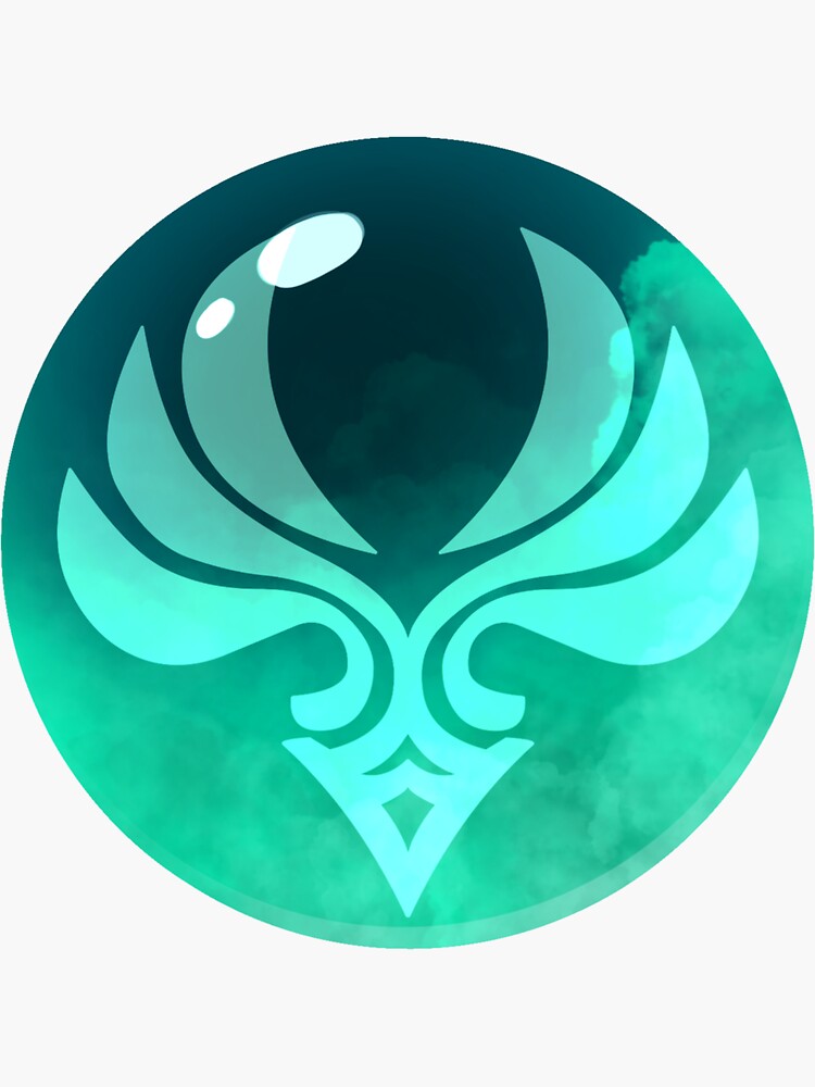 "Anemo Vision" Sticker for Sale by ThatOneGirlJaz | Redbubble