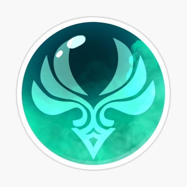 "Anemo Vision" Sticker for Sale by ThatOneGirlJaz | Redbubble