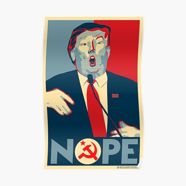 "NOPE" Poster for Sale by ProfChallenger | Redbubble
