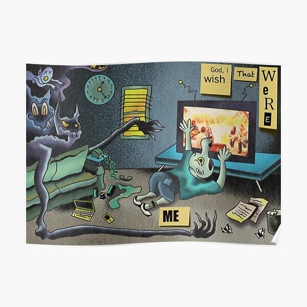 "Covid Lockdown Isolation" Poster for Sale by Komodo0101 | Redbubble