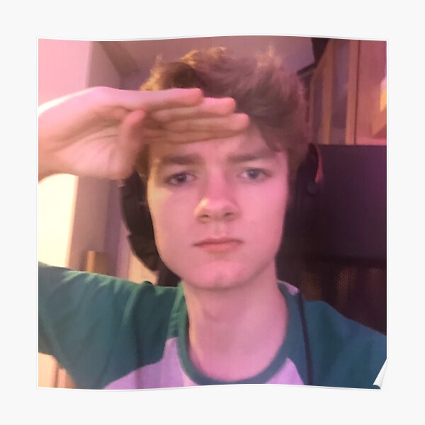 "Tommyinnit Salute" Poster for Sale by UnluckyPanda | Redbubble