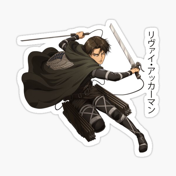 "Levi ackerman aot snk" Sticker for Sale by monthz | Redbubble