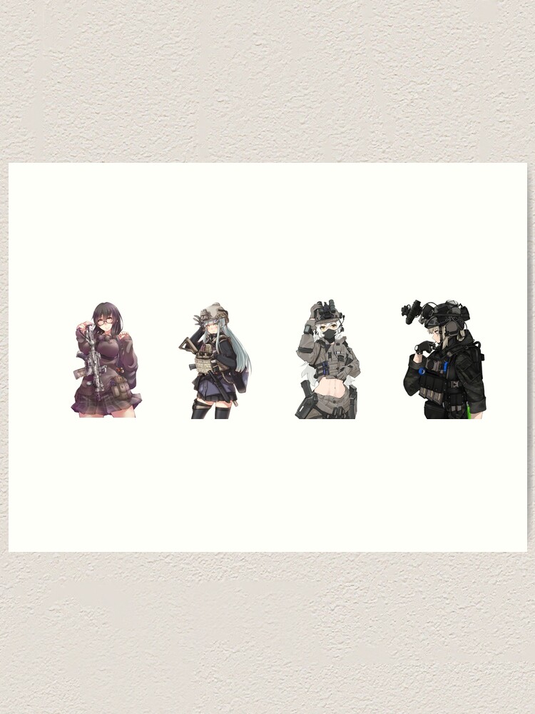 "Waifu Operators - Anime Squad" Art Print by BakaGaijin | Redbubble