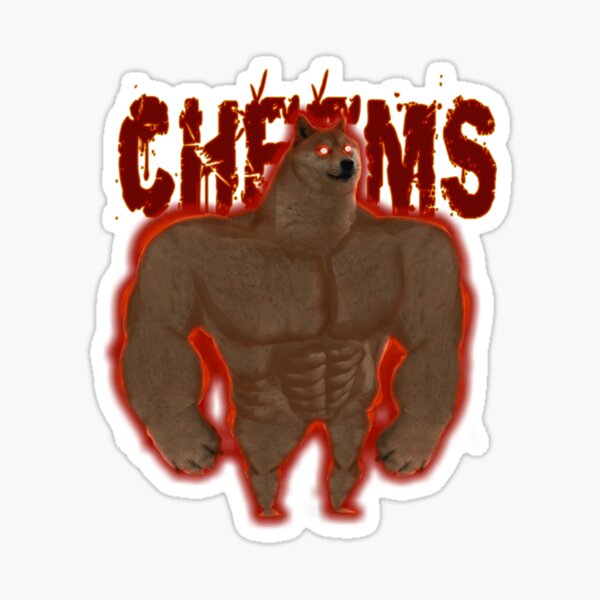 "CHEMS CHEEMS AMSIEDAD MEME" Sticker for Sale by monthz | Redbubble