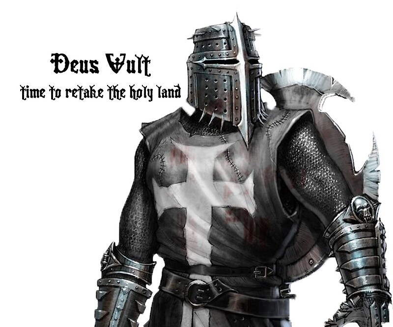 "Deus Vult " by SwaggyShirts | Redbubble