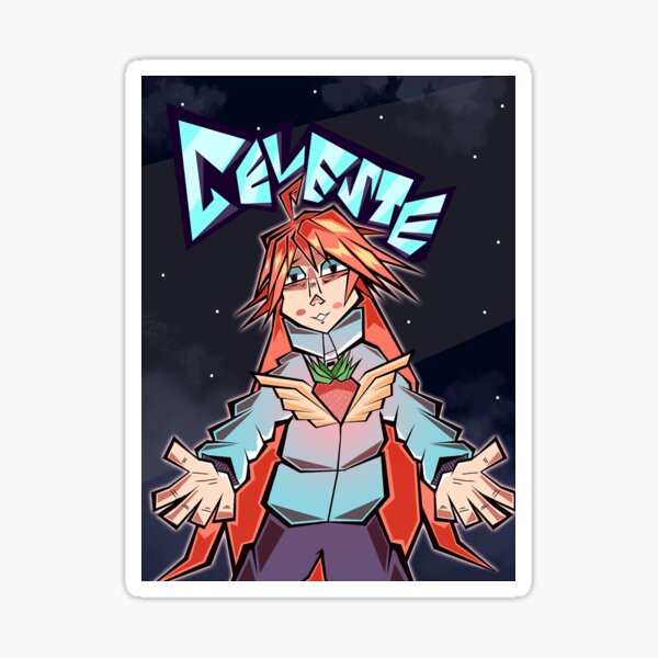 "Madeline character poster game" Sticker by RobertBroth10 | Redbubble