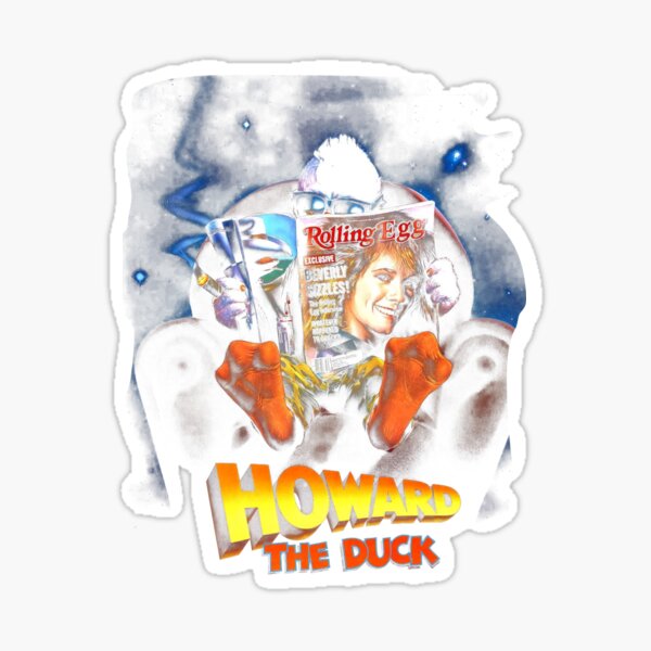 "Howard The Duck" Sticker for Sale by kataprasetyo | Redbubble