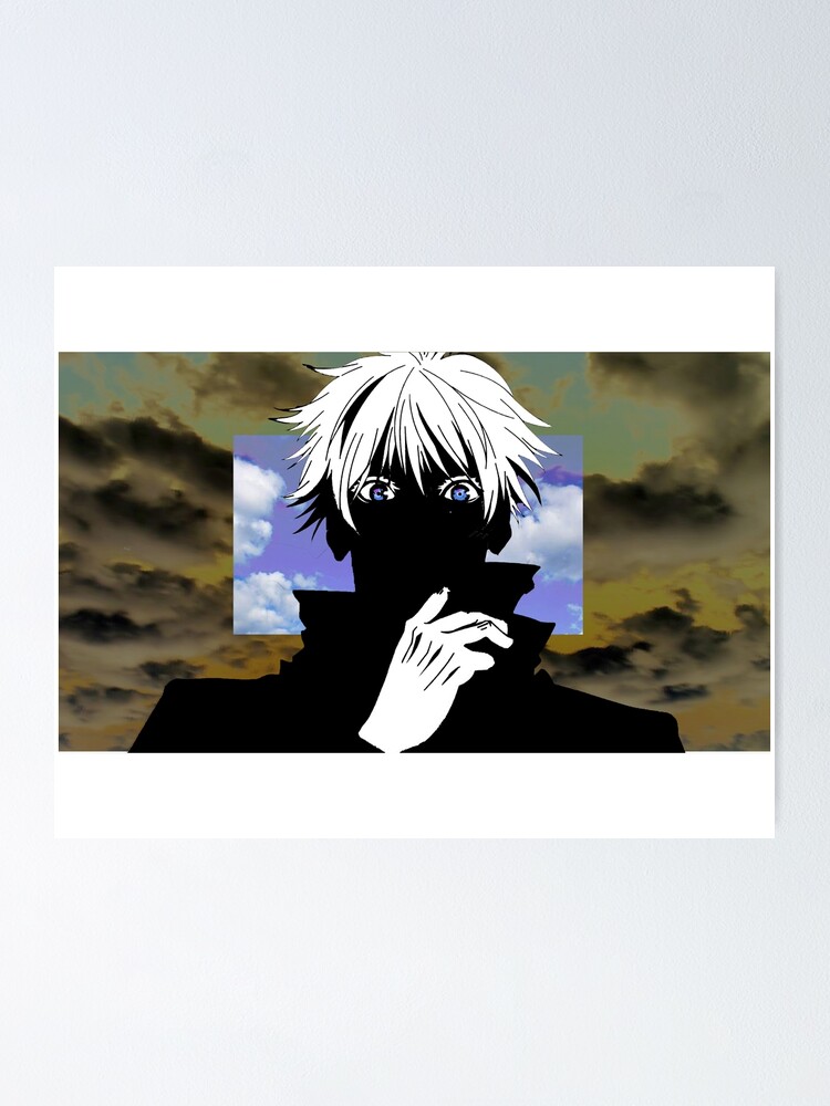 "Gojo Domain Expansion Eyes " Poster for Sale by turtlejams | Redbubble