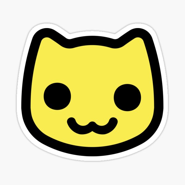 "Chromatica Project - Calli Cat Symbol" Sticker by misonoworks | Redbubble