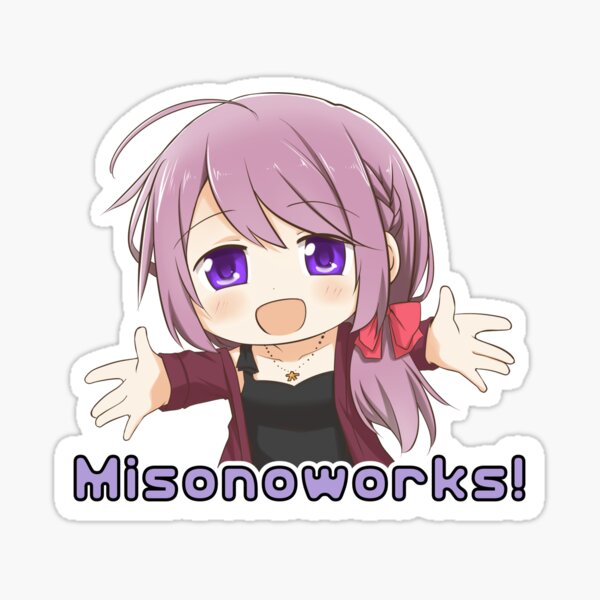 "MisonoWorks Karina Chibi" Sticker for Sale by misonoworks | Redbubble