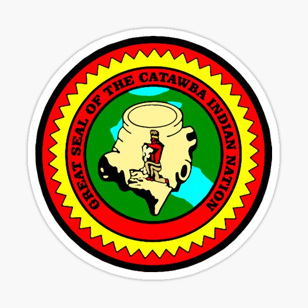 "Great Seal Of The Catawba Indian Nation" Sticker for Sale by Pop-Pop-P ...