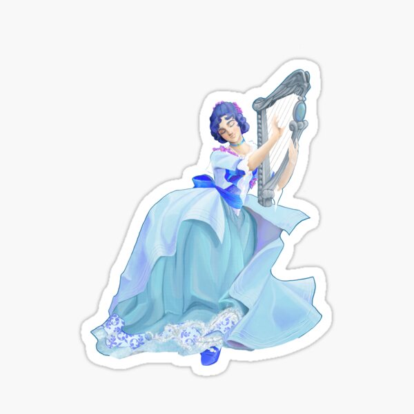 "Rococo Senshi Lady Mercury" Sticker for Sale by Jestrslabyrinth ...