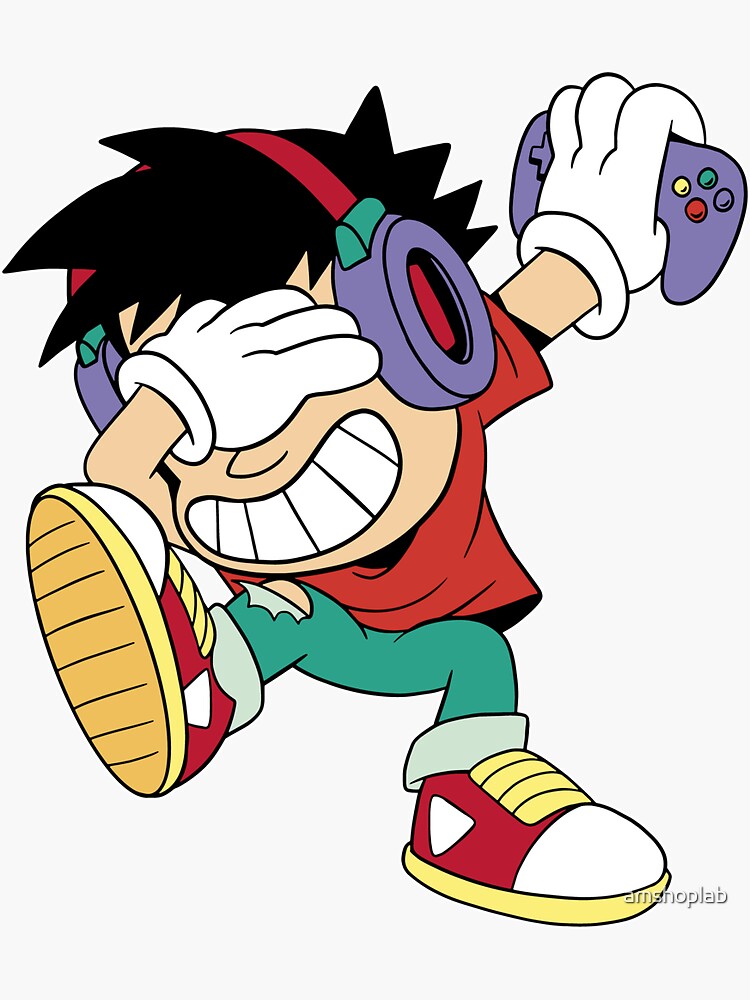 "Up Dabbing Gamer Experience" Sticker by amshoplab | Redbubble