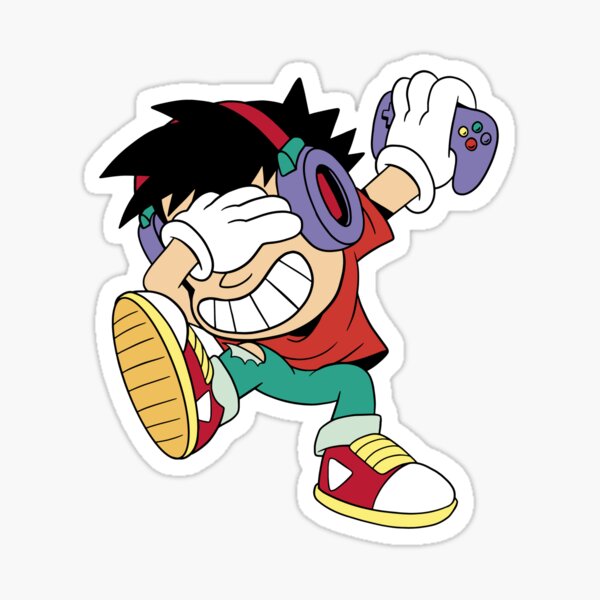"Up Dabbing Gamer Experience" Sticker by amshoplab | Redbubble