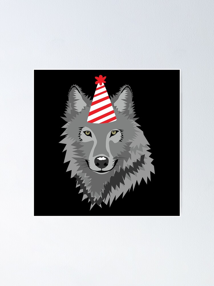 "wolf birthday party" Poster for Sale by omelhordome | Redbubble
