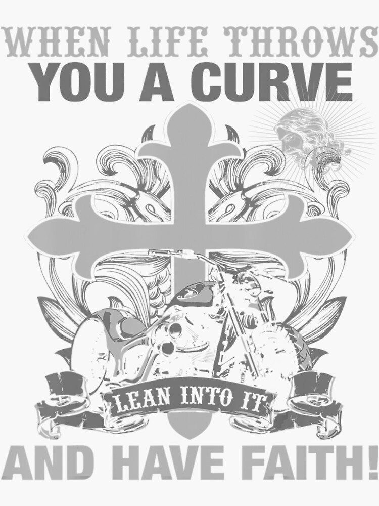 "Christian Biker Have Faith Motorcycle" Sticker by julianmasterpos ...