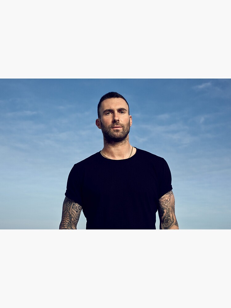 "Adam Levine Wallpaper " Sticker by leomaxim12 | Redbubble