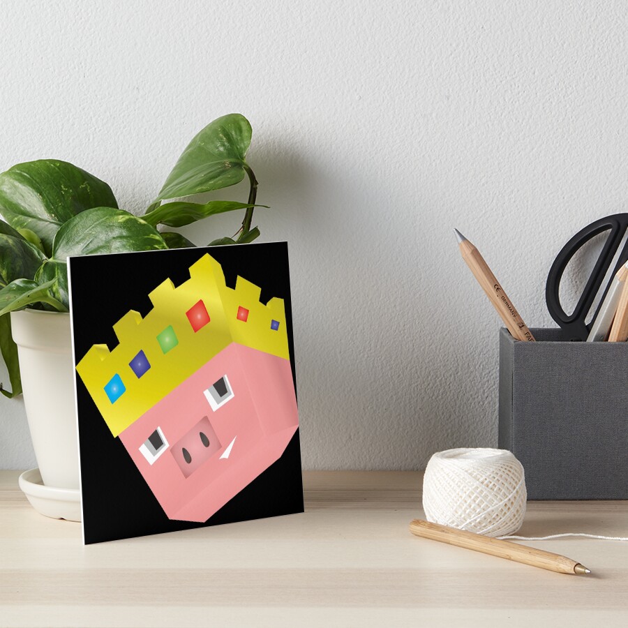 "technoblade head" Art Board Print for Sale by abdispeed | Redbubble