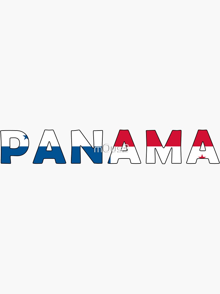 "Panama" Sticker for Sale by m0us3 | Redbubble
