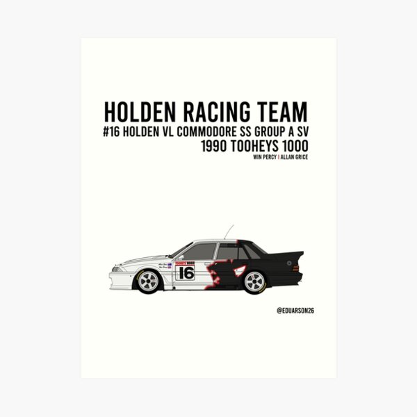 "#16 Holden VL Commodore SS Group A SV." Art Print for Sale by ...