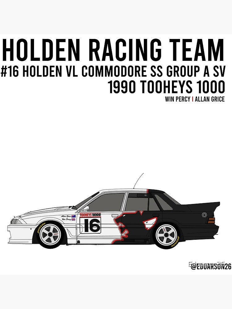 "#16 Holden VL Commodore SS Group A SV." Poster for Sale by Eduarson26 ...