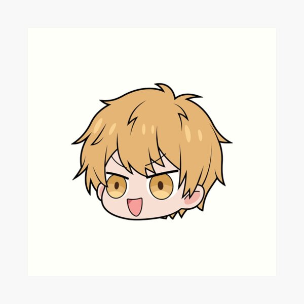 "Chainsawman Denji Chibi Head" Art Print for Sale by ChibiCheems ...