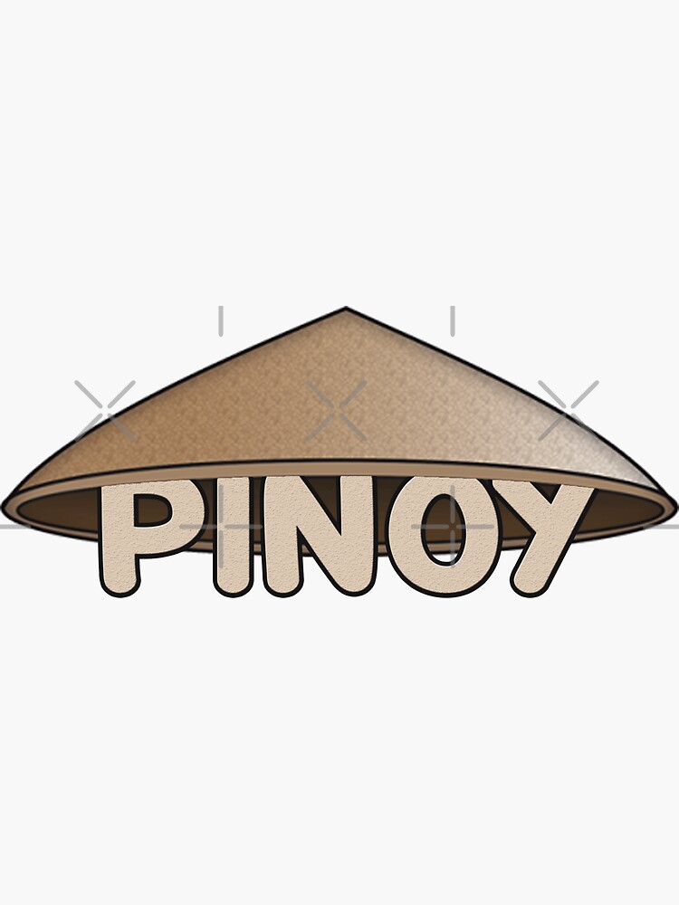 "Pinoy Hat Gawang Pinoy " Sticker for Sale by ArtRonPH | Redbubble