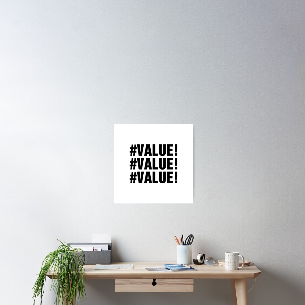 excel-value-error-poster-by-allysmar-redbubble