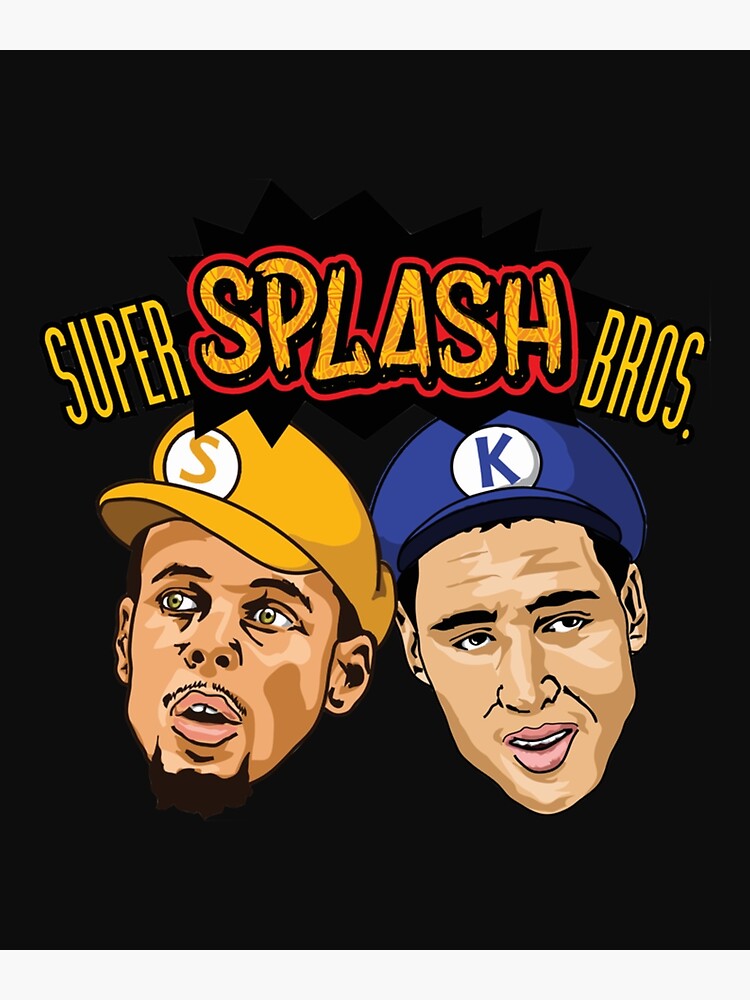 "Steph Curry Klay Thompson Super Splash Bros" Poster by Himrr | Redbubble