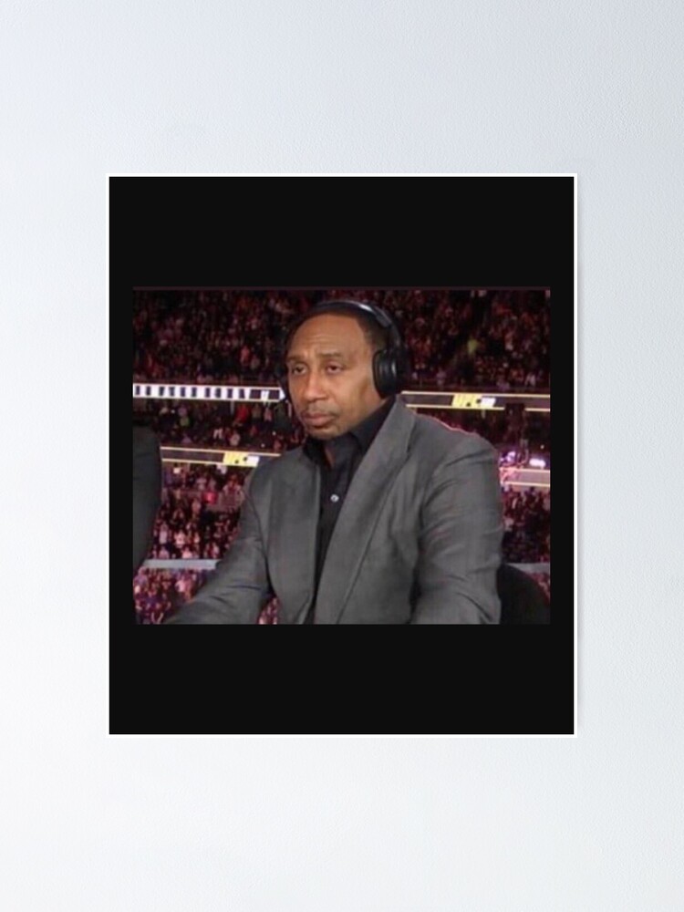 "Stephen A Smith Meme" Poster for Sale by Himrr | Redbubble