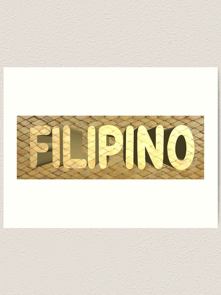 "Filipino Banig Design Logo" Art Print for Sale by ArtRonPH | Redbubble