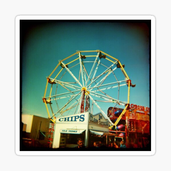 "big wheel" Sticker by kathyarchbold | Redbubble