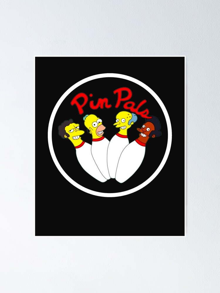 "Graphic of Pin Pals Bowling Friends" Poster for Sale by KahnDavid ...