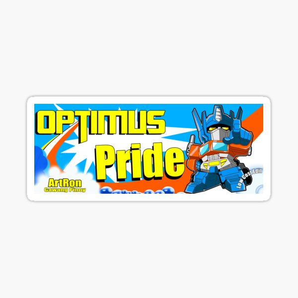 "Optimus Prime" Sticker for Sale by ArtRonPH | Redbubble