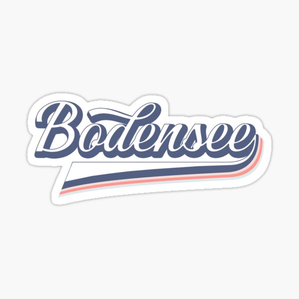 "Bodensee - Throwback" Sticker by AyoolaYani | Redbubble