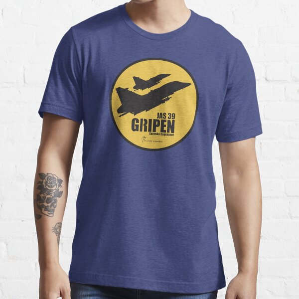 "JAS 39 Gripen" T-shirt for Sale by ACInterview | Redbubble | jas39 ...