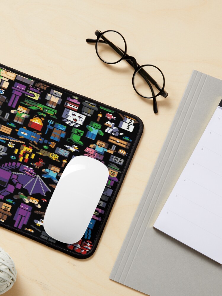 All minecraft characters Mouse Pad sold by Considerable Inbound | SKU ...
