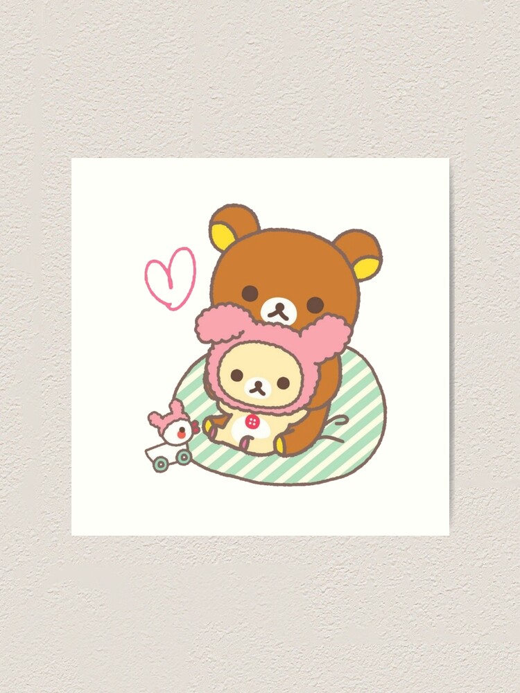 "Cute rilakkuma and korilakkuma" Art Print by Gamehamza | Redbubble
