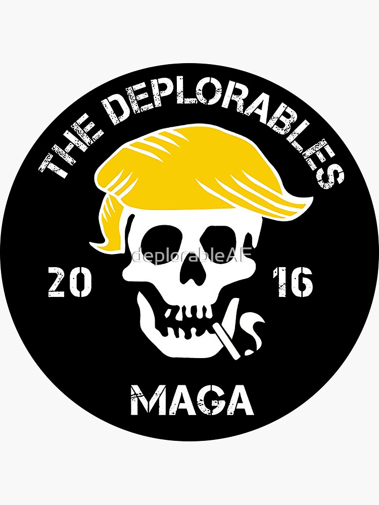 "The Deplorables" Sticker for Sale by deplorableAF | Redbubble