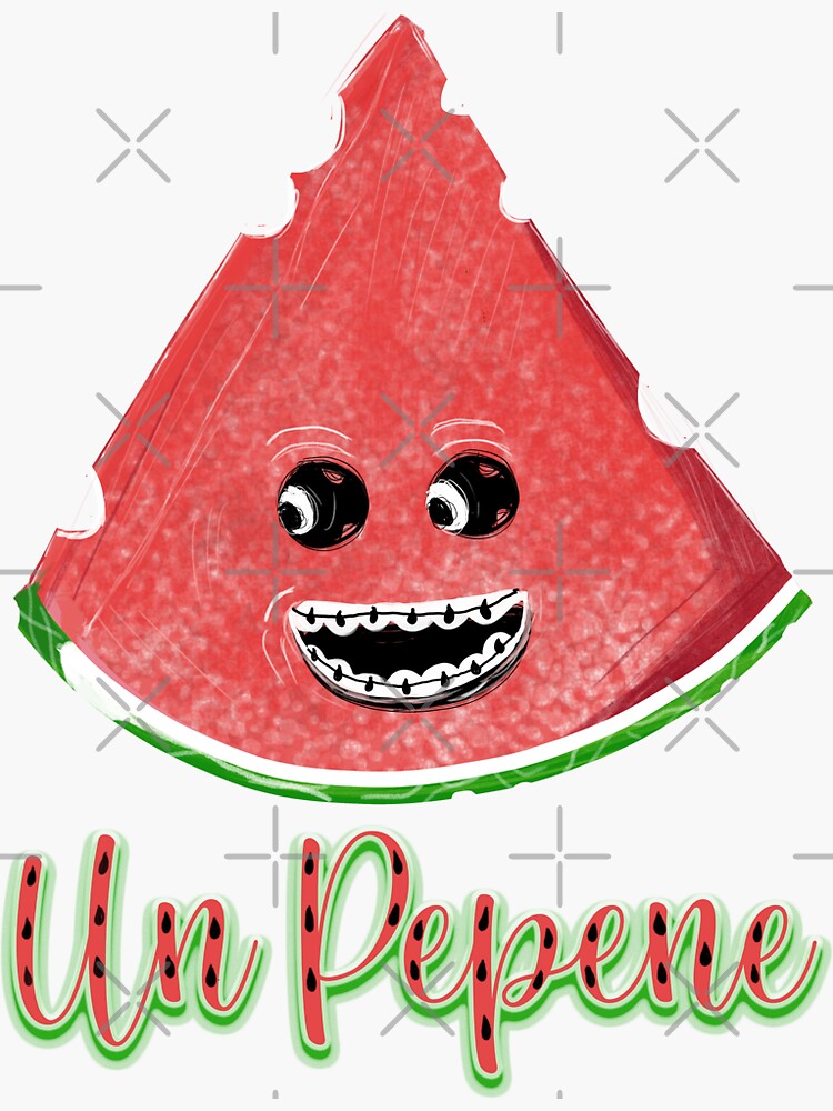 "Un Pepene " Sticker by BenBou | Redbubble