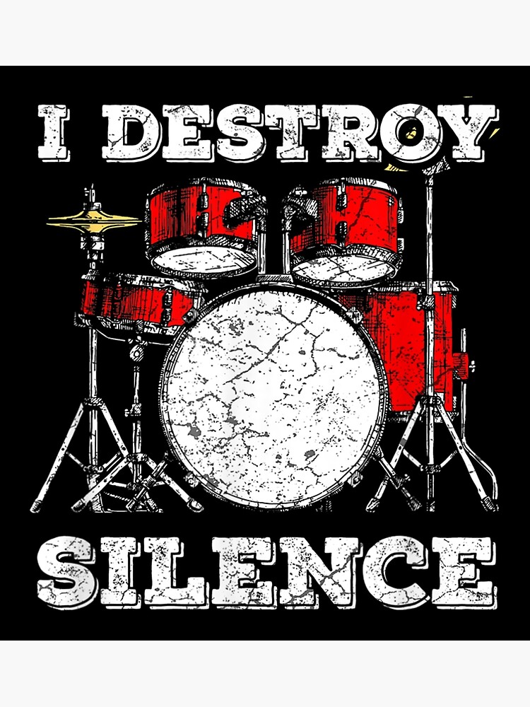 "Cool Drummer Saying For A Percussionist And Drummer" Poster for Sale ...