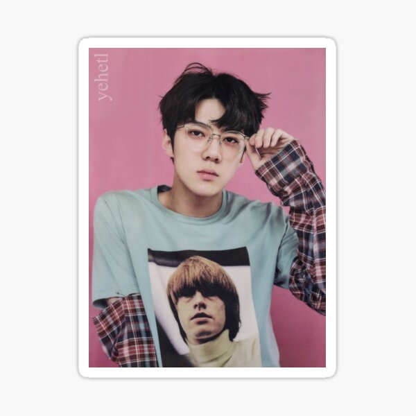 "EXO - SEHUN - YEHETL" Sticker for Sale by Jaimeosnayaa | Redbubble