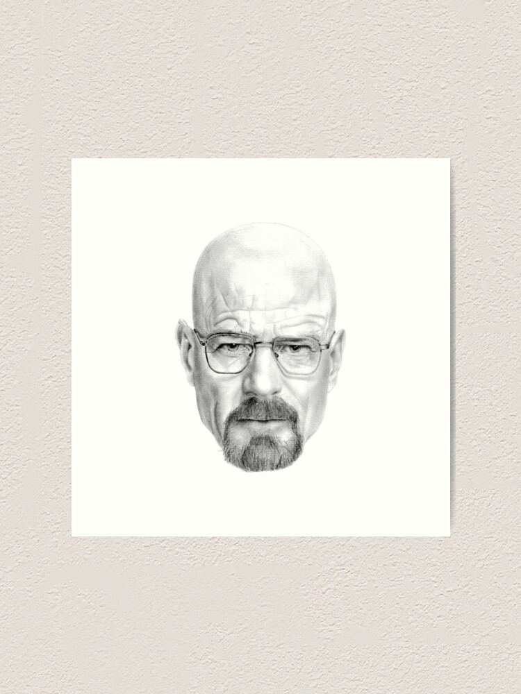 "Walter white breaking bad drawing" Art Print for Sale by Giselle-art ...