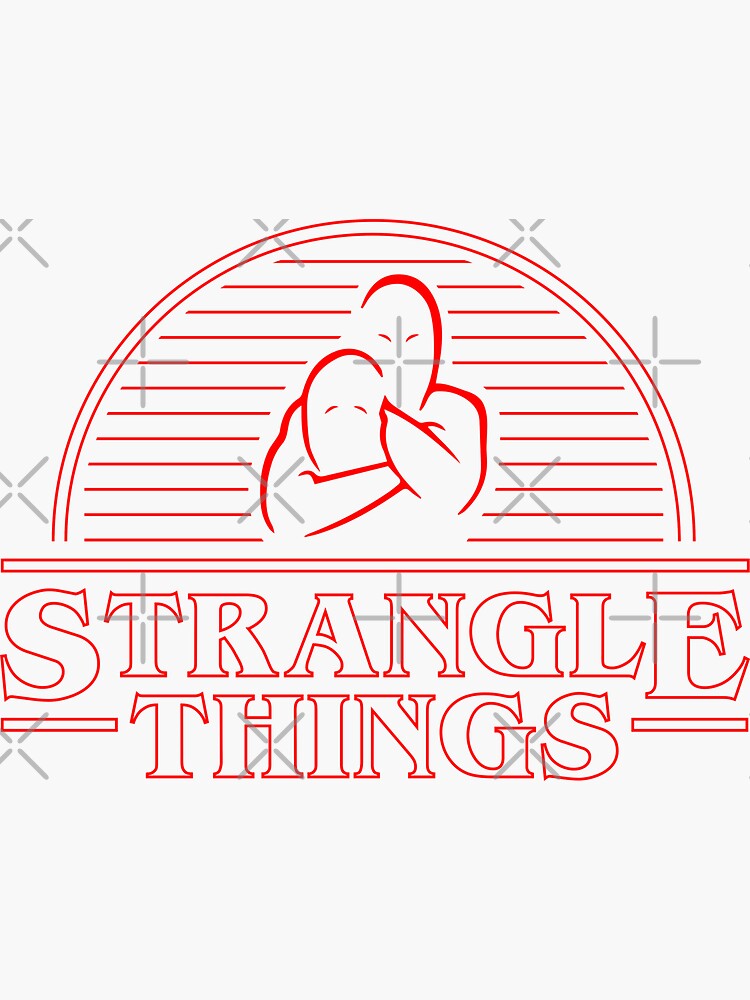 "Strangle BJJ Jiu Jitsu" Sticker for Sale by DeadRight | Redbubble