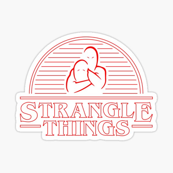 "Strangle BJJ Jiu Jitsu" Sticker for Sale by DeadRight | Redbubble